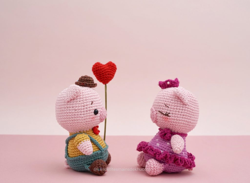 Pi and Po crochet pattern - Khuc Cay